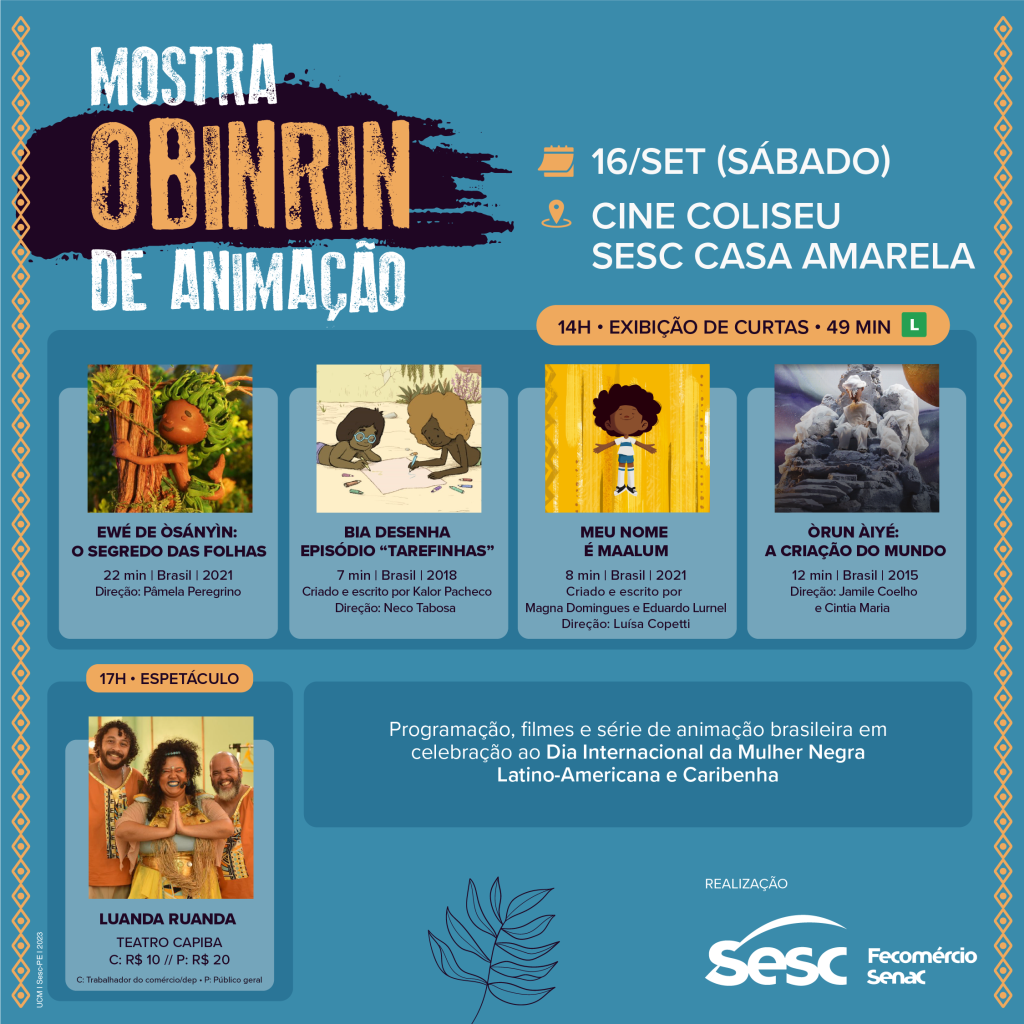 Mostra Obinrin de Animação celebra o olhar feminino negro no cinema de ...